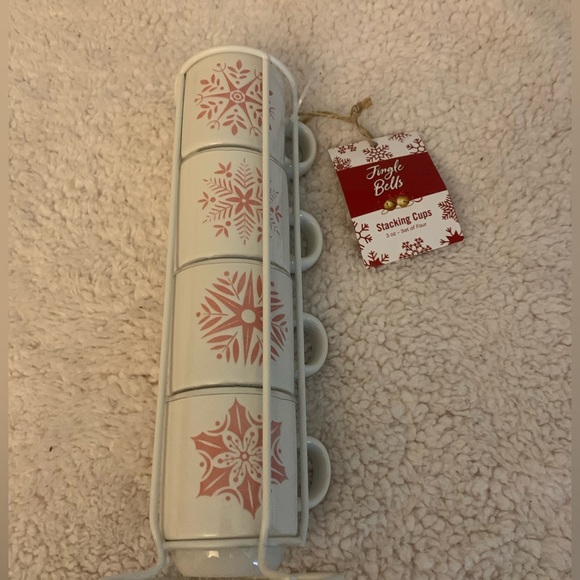 Dining | Nwt Jingle Bells Stacking Cups | Poshmark